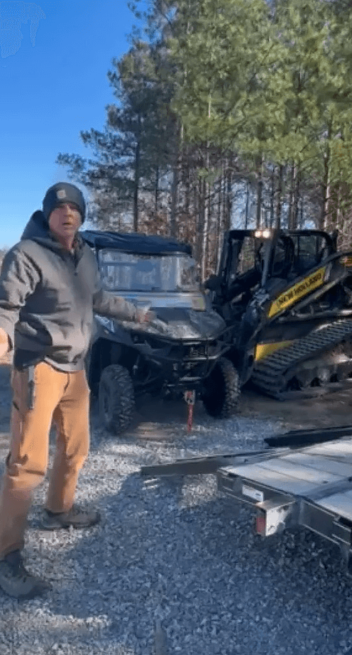 Skid Steer Disc Mulcher Attachment by Blue Diamond