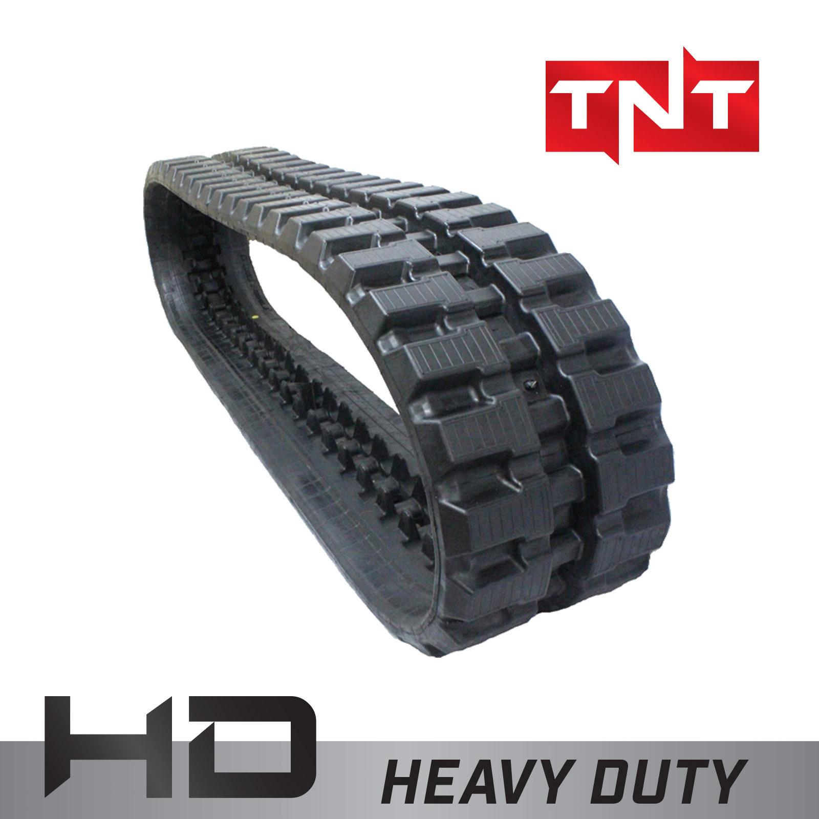 13" Heavy Duty Staggered T Bar Pattern Rubber Track (320x86Bx48)
