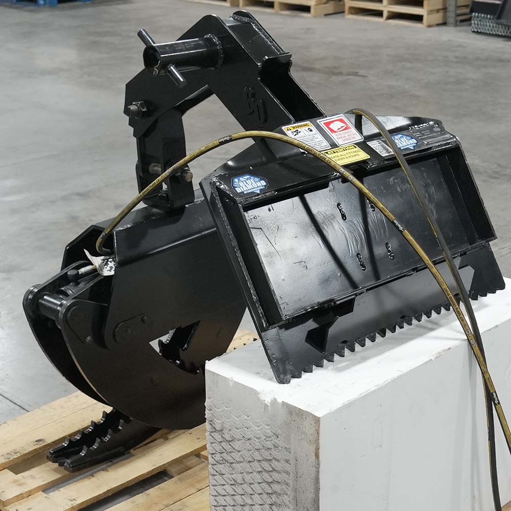 Mini Skid Steer Log Grapple for Sale | Blue Diamond Demo Unit Save 25%
